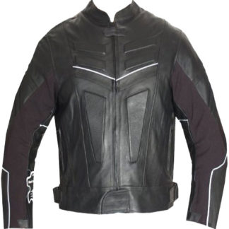 Armor Motorcycle Leather Racing Jacket Black | Leather Jackets USA